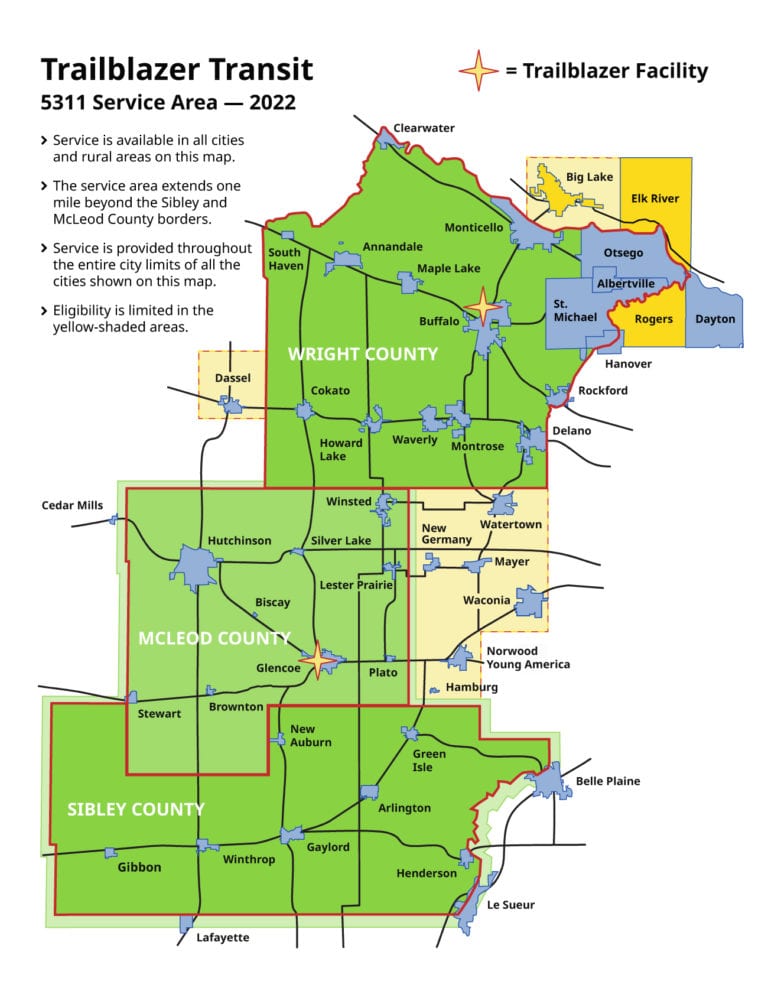 Service Area and Design - Trailblazer Transit